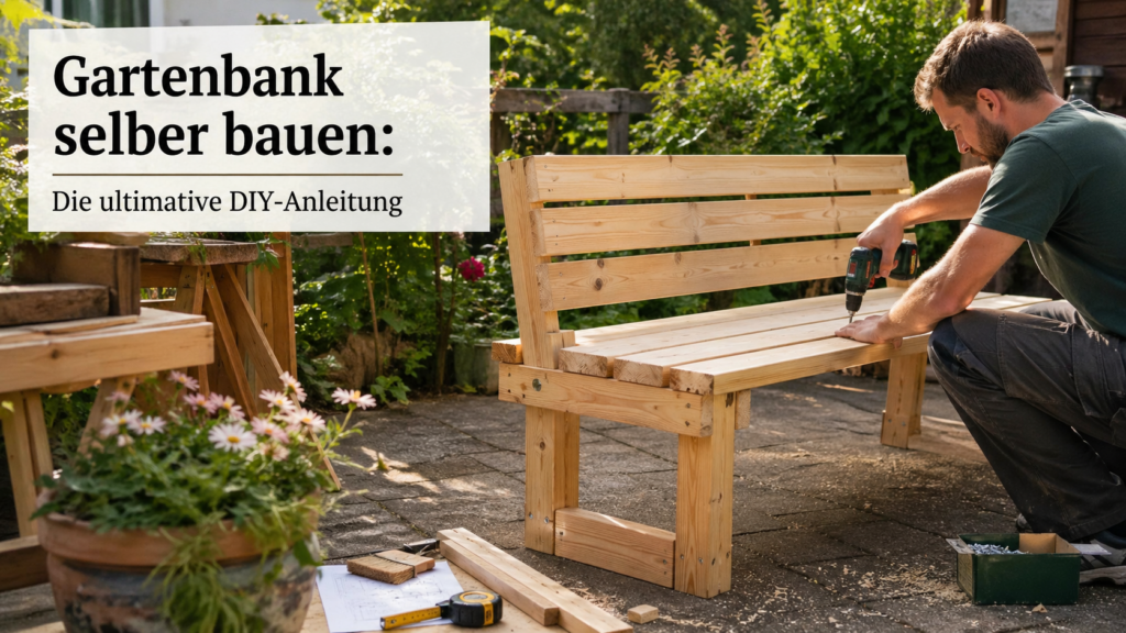 Spannende Gartenbank Selbst Bauen Fotos